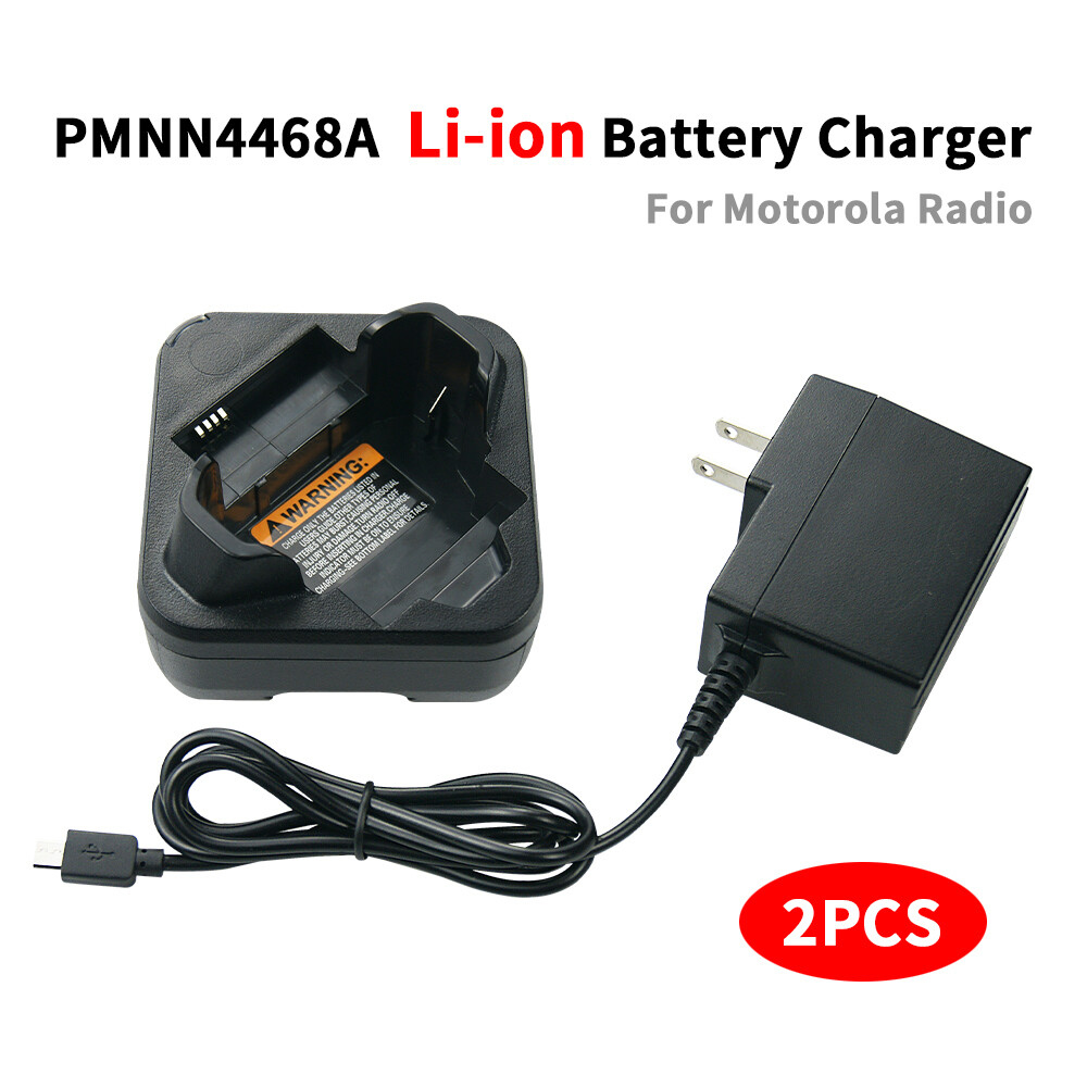 2PC PMPA4468A Li-ion Charger for PMNN4468 Battery Motorola SL300 SL1M ...
