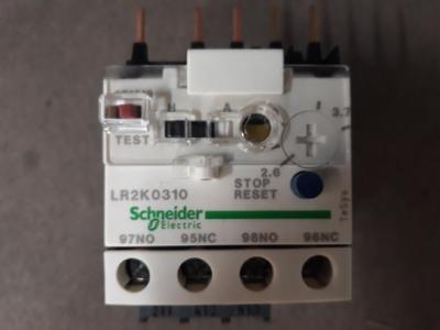 Schneider Telemechanique LR2K0310 Thermal Overload Relay 2.6A-3.7A ...