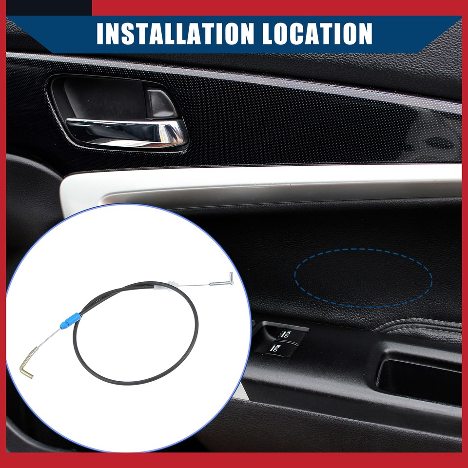 Pack of 1 For Ram 2500 2011-2023 Front Driver Side Door Latch Cable ...