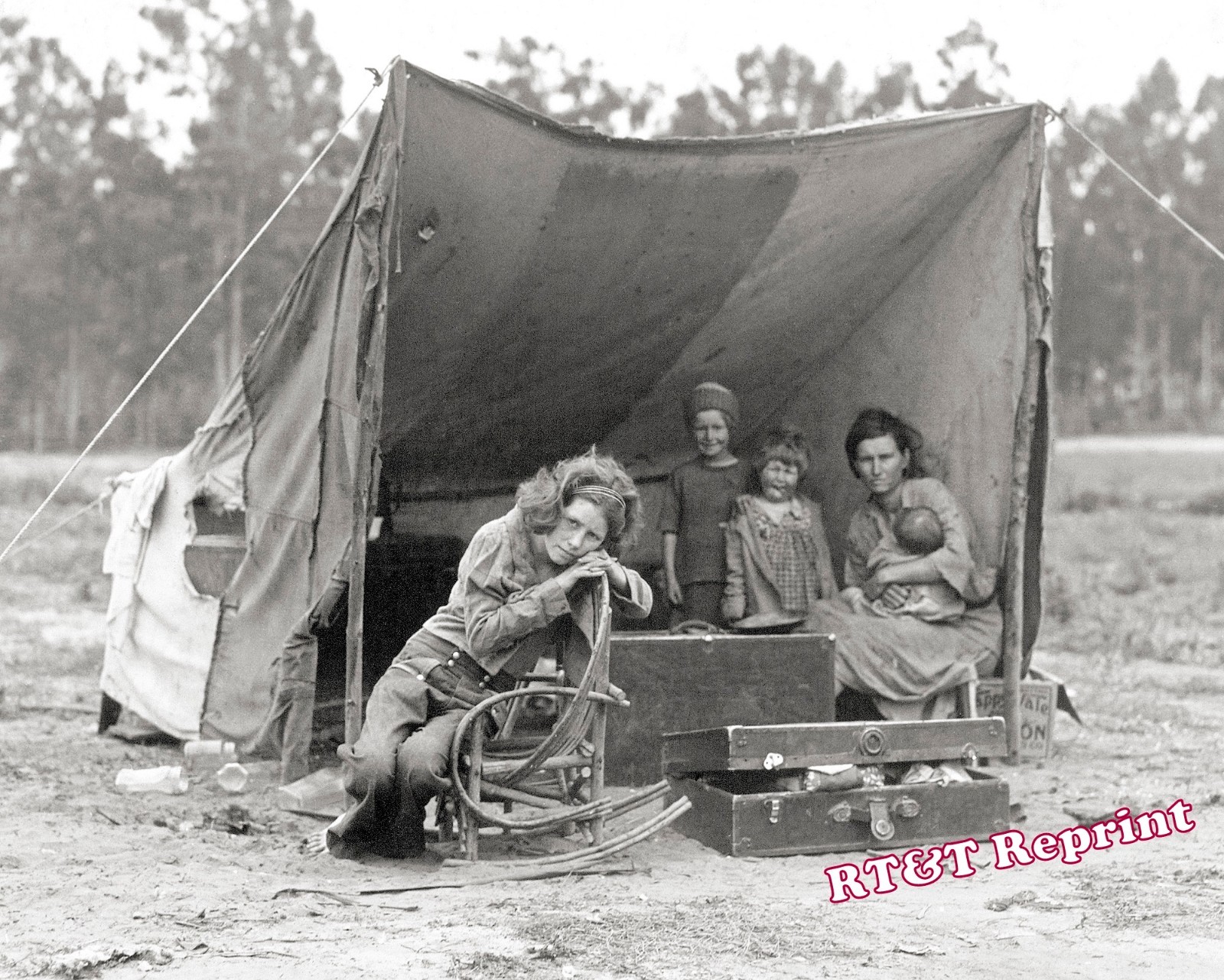 Florence Thompson Migrant Mother & Family Year 1936 8x10 Photo | eBay