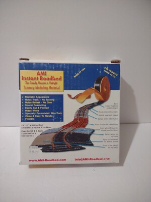 AMI ARR-130 HO Scale Instant Roadbed 2" x 30 Foot Roll | eBay