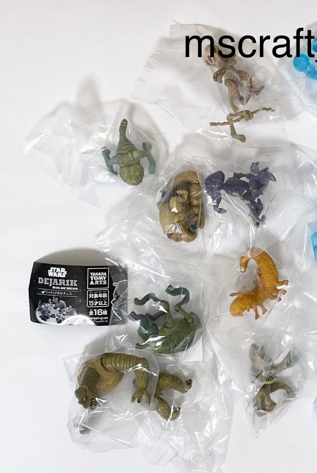 STAR WARS Dejarik Holochess Capsule Toy color ver. Set of 8 TAKARA TOMY ...