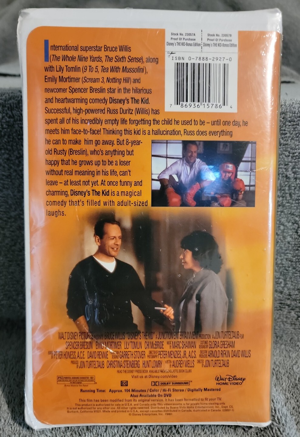 Disneys The Kid (VHS, 2001, Exclusive Video Bonus Edition) 786936157864 ...