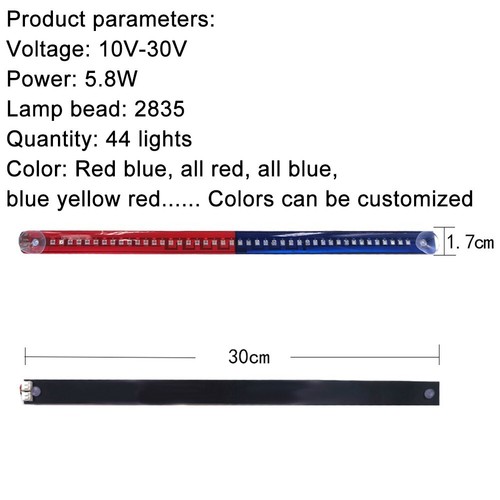 Multimode LED Streamer Brake Light Strip with Adjustable Lighting Wide ...
