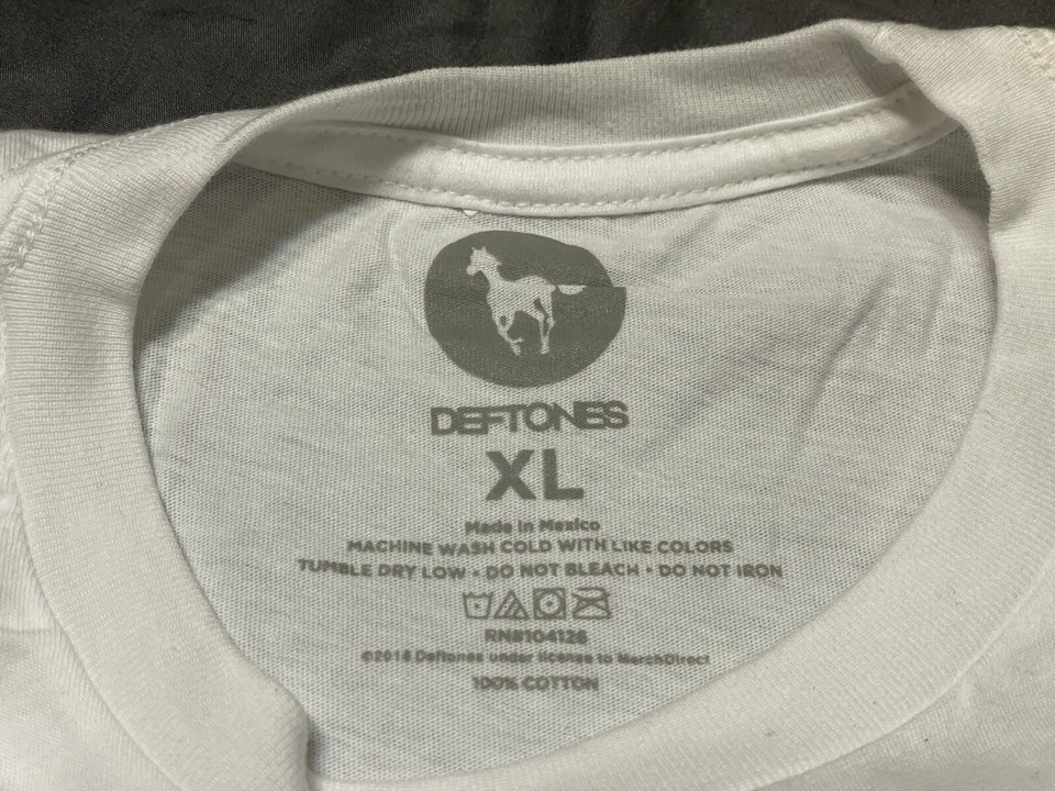 Deftones Color Block Shirt XL Official Nu-Metal Alternative Alt Rock ...