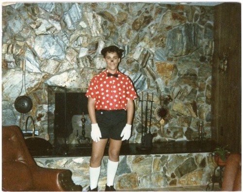 Vtg Found Photo 1985 Halloween Mickey / Minnie Mouse Costume by Stone ...