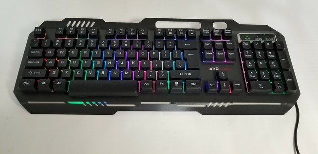 Merkury Innovations Nemesis Evo Core LED Backlit Gaming Keyboard MI ...