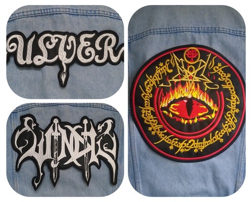 Ulver Windir Summoning embroidered logo back patch black metal emperor ...