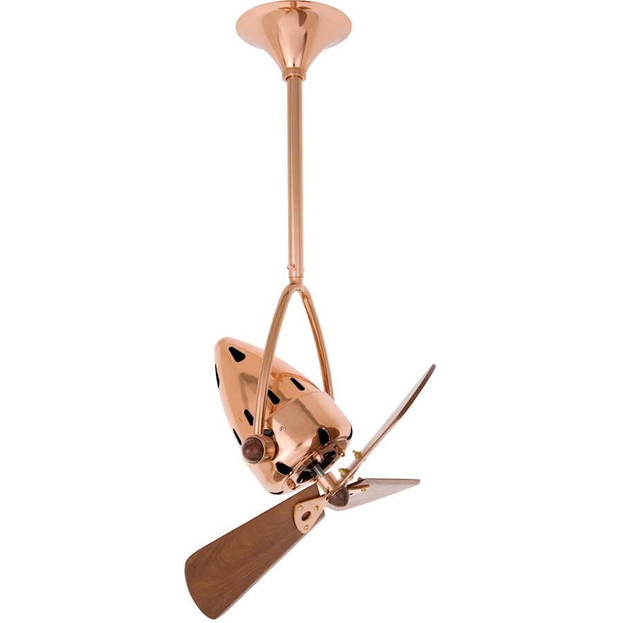 Polished Copper Ceiling Fan