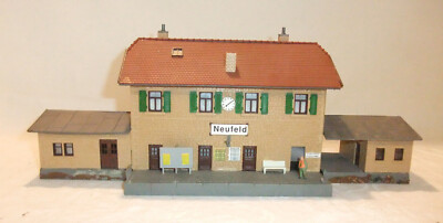 M.17/22 D Faller 131270 Bahnhof Neufeld H0 Modelleisenbahn 1:87 Spur N ...