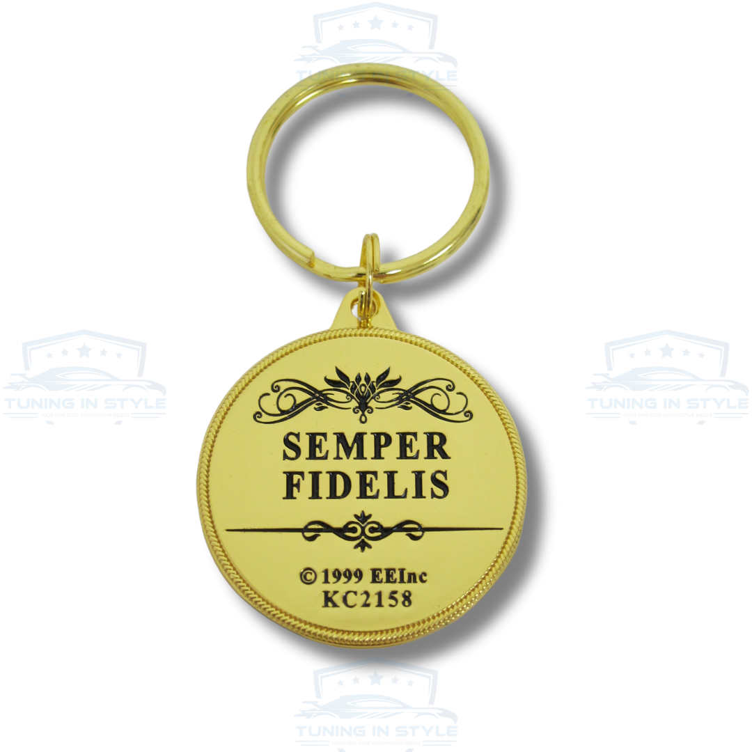 United States Marine Corps Emblem USMC Genuine Key Chain Fob Military 1 ...