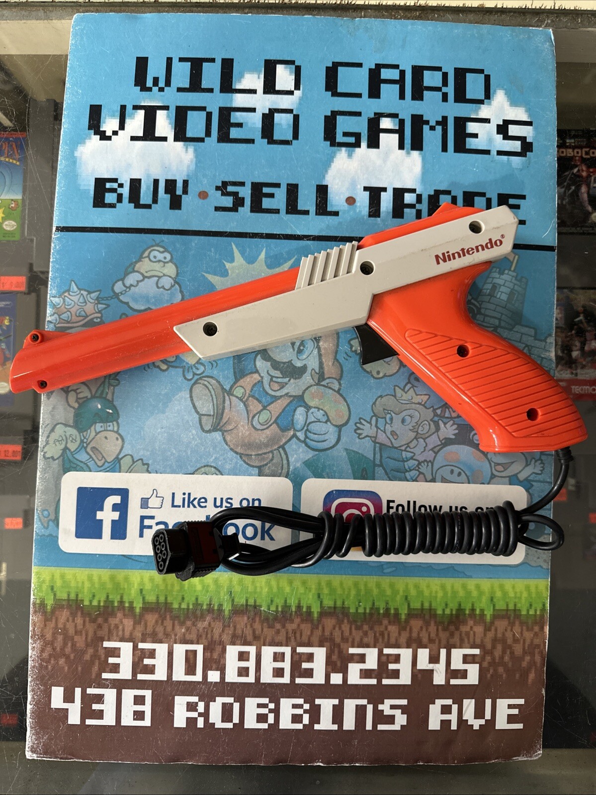 OEM Original 1985 Nintendo NES Zapper Gun Authentic NES-005 Orange ...