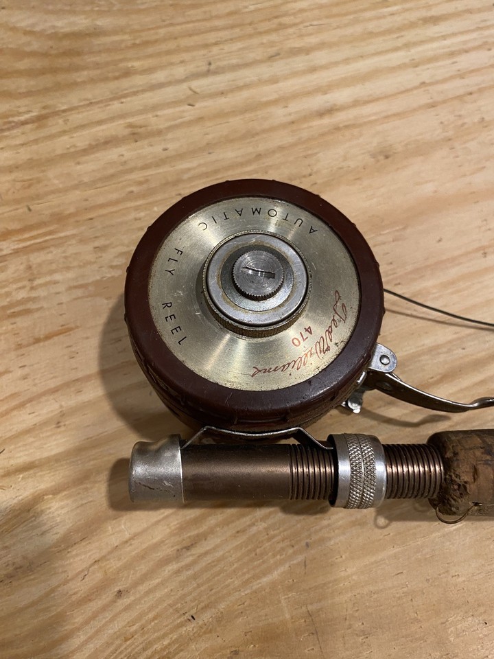 VINTAGE -TED WILLIAMS MODEL 470 AUTO FLYREEL & EAGLECLAW WRIGHT ...