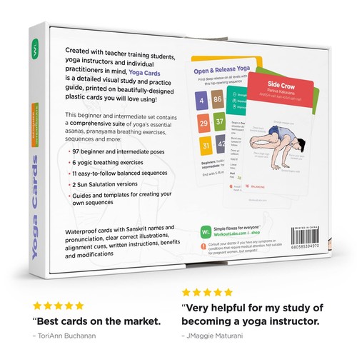 Yoga Cards I & II – Complete Set Beginners & Intermediate: Professional ...