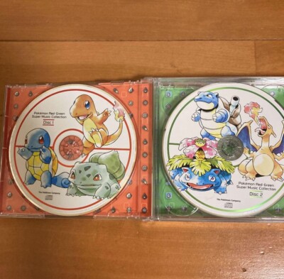 Pokemon Red Green FireRed LeafGreen Super Music Collection 4 CD Pocket ...