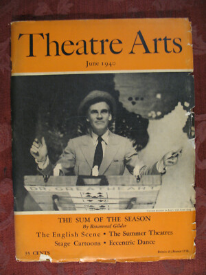 THEATRE ARTS June 1940 Per Sorensen Kjeld Abell Edith Hamilton Lincoln ...