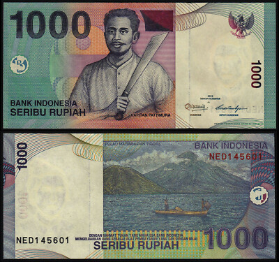 INDONESIA 1000 RUPIAH (P141k) 2012 UNC | eBay UK