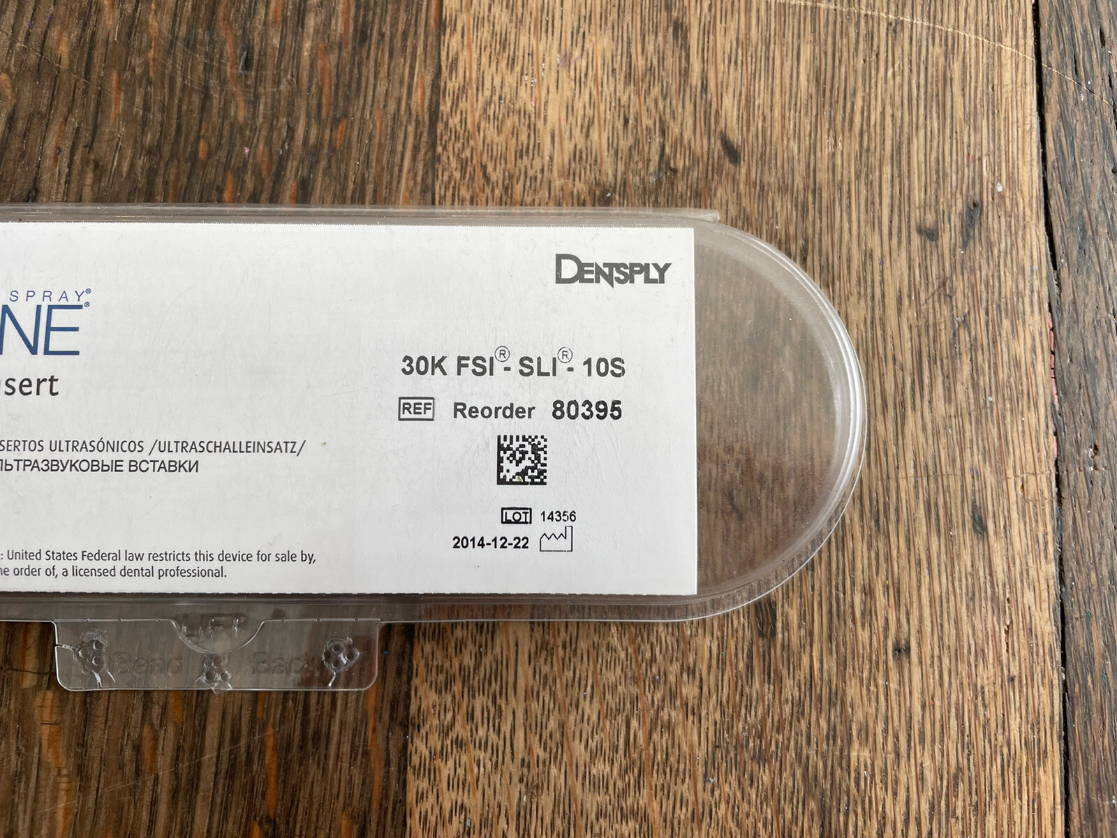 DENTSPLY Cavitron Ultrasonic Insert 30K FSI-SLI-10S SlimLine Focused ...