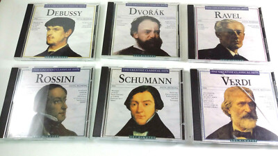 The Greatest Classical Hits 6 CD Set Ravel Schumann Rossini Dvorak ...