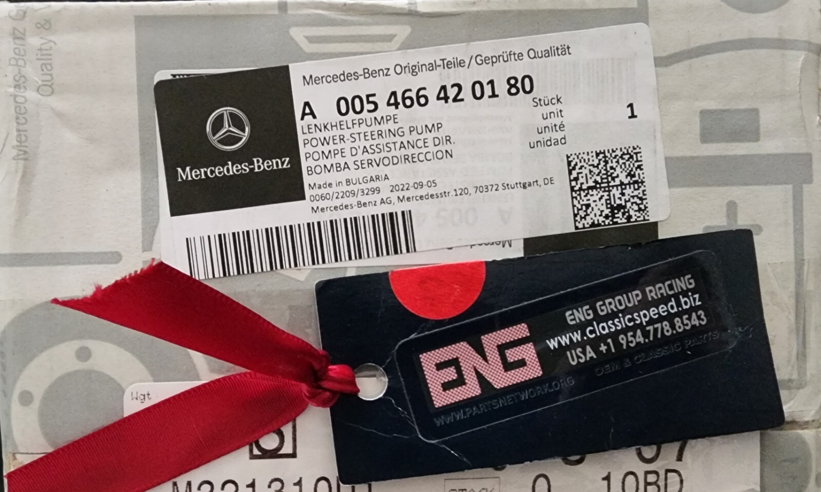 MERCEDES-AMG A0054664201 80 IXETIC POWER STEERING PUMP ENG RACING | eBay