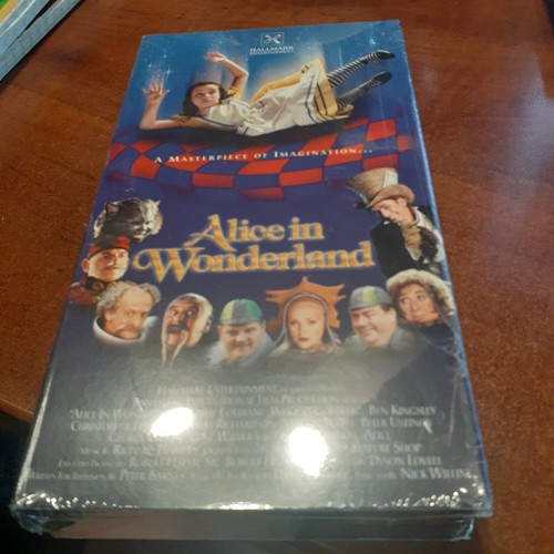 NEW Alice in Wonderland VHS 1999 Hallmark Home Martin Short Robbie ...