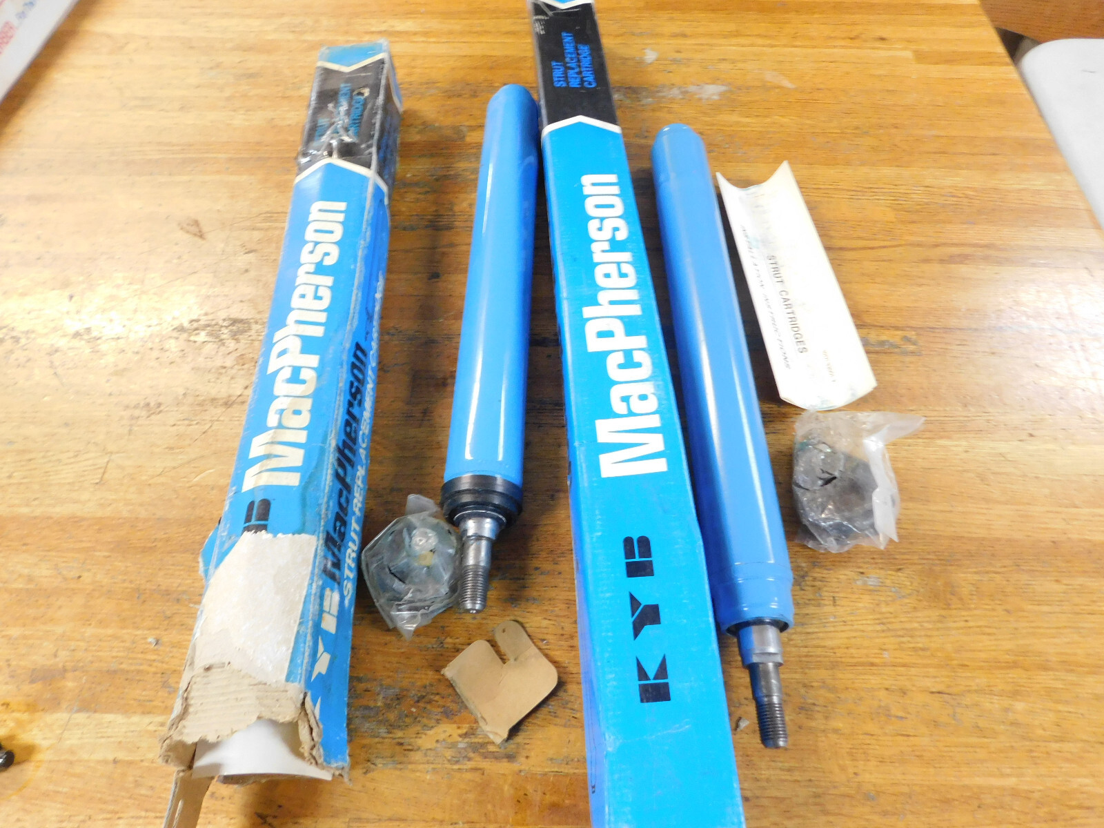 NOS KYB FRONT SHOCK STRUT INSERTS CARTRIDGES FITS 1975 - 1977 TOYOTA ...