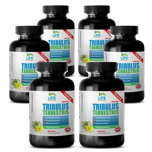 Pre Workout Tribulus Terrestris 1000mg Super Strength Energy Pills 6B ...