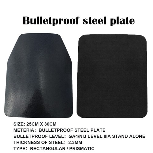 IIIA Stand Alone Safety Trauma Pads Body Armor Police Bulletproof Steel ...