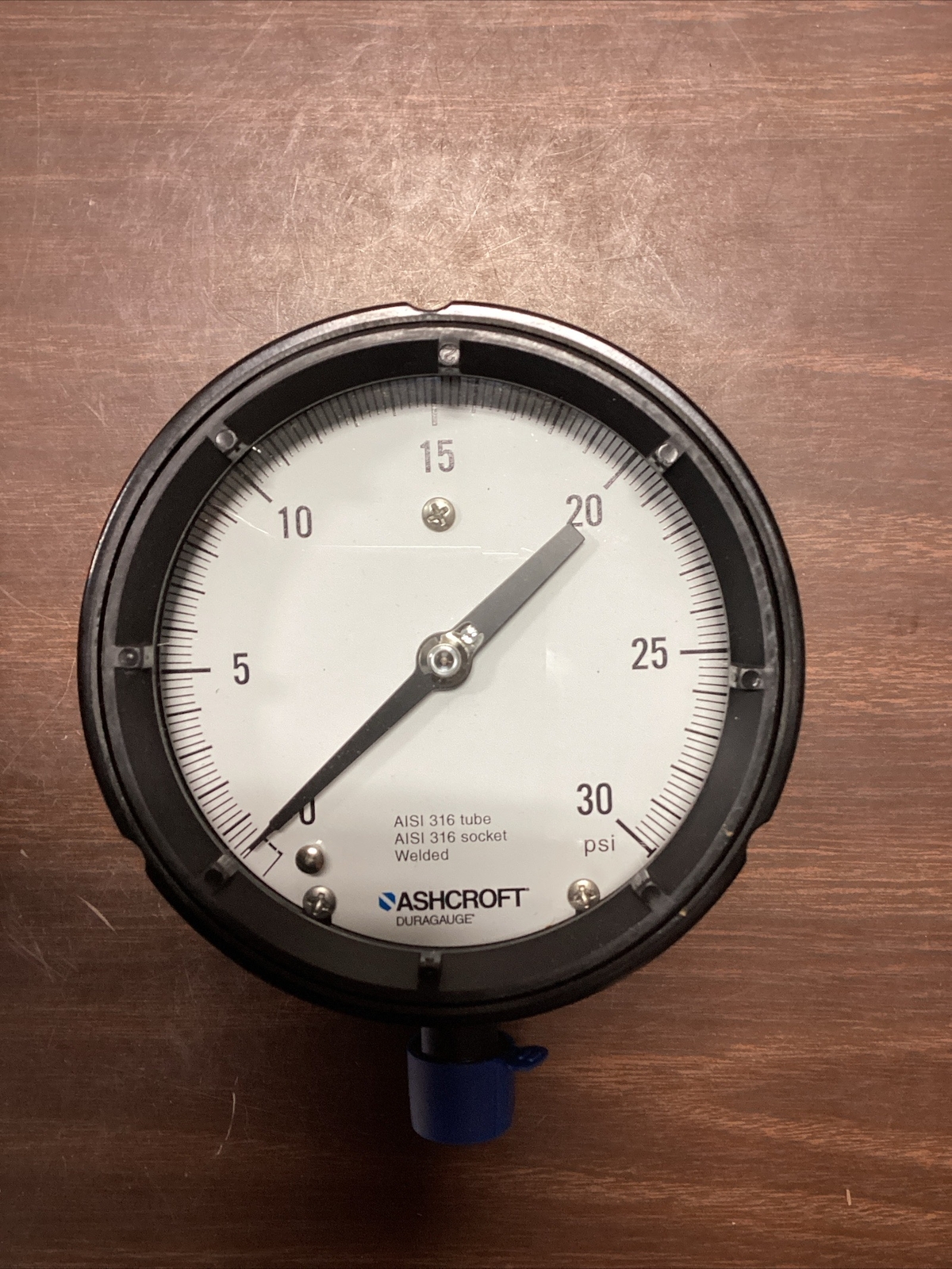 Ashcroft 45-1279-SS-04L-30# 1279 4-1/2" Duragauge Pressure Gauge | eBay