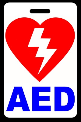 AED Bag Tag - FREE Personalization - New | eBay