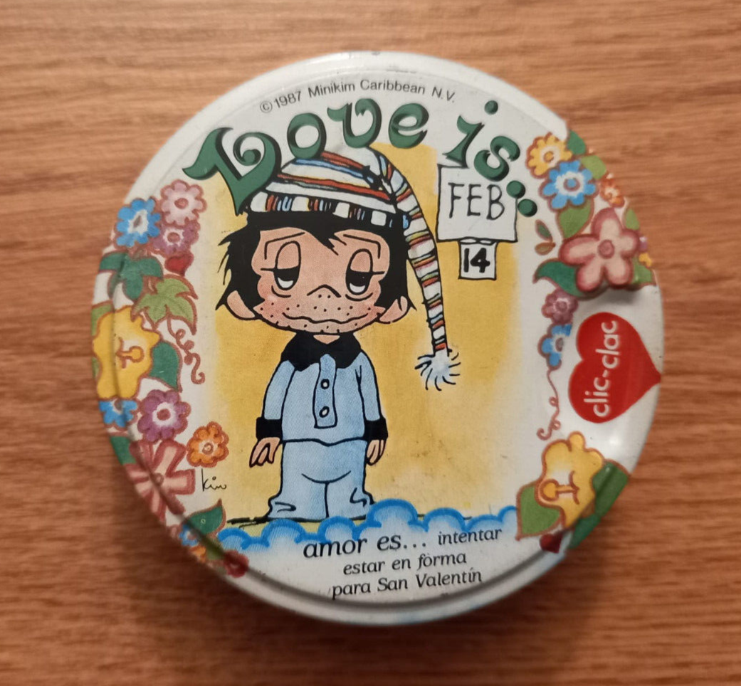 Metal Box of the series 'Love Is...' Mauri Candy - 1987 Minikim ...