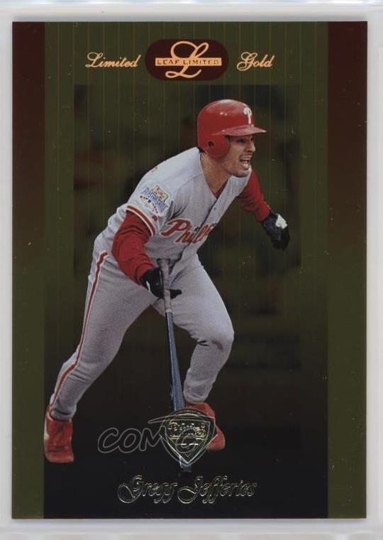 Gregg Jefferies 1996 Leaf Limited #25 Gold Price Guide - Sports Card ...