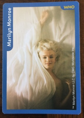 Marilyn Monroe actress, model, singer Hoopla game card rare mint/nrmt ...