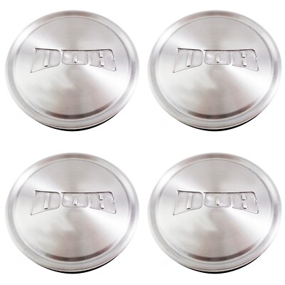 DUB Machined Silver Wheel Center Hub Cap 5/6L S256 Flex S257 Flex S259 ...