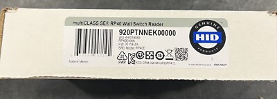 920PTNNEK00000 HID multiCLASS Reader SE RP40 Wall Switch Mount New Assa ...
