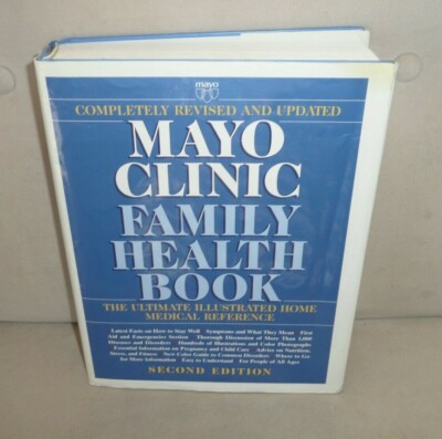 Mayo Clinic Family Health Book Second 2nd Edition Hardcover Over 1400 ...