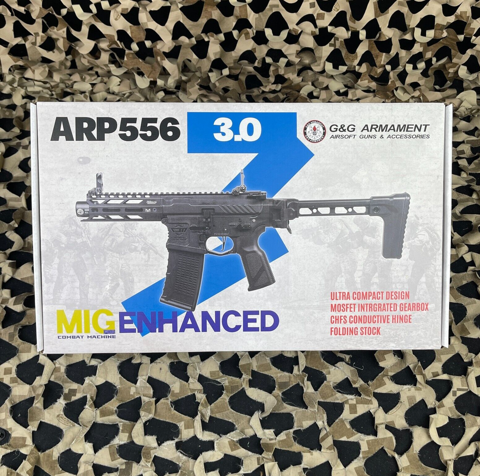 NEW G&G Armament ARP 556 3.0 AEG Airsoft Gun - Black (EGC-556-V03-BNB ...