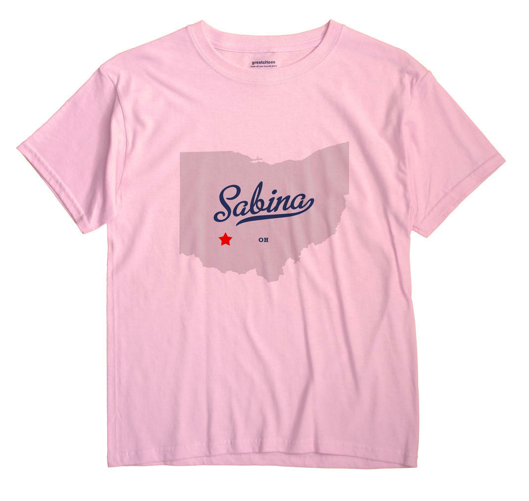 Sabina Ohio OH T-Shirt MAP | eBay