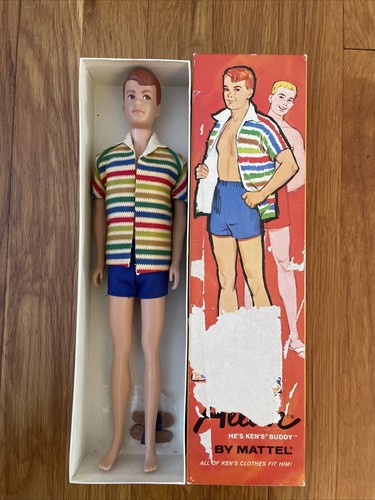 Vintage 1960's Allan Doll Ken & Barbies Friend #1000 & Original Box | eBay