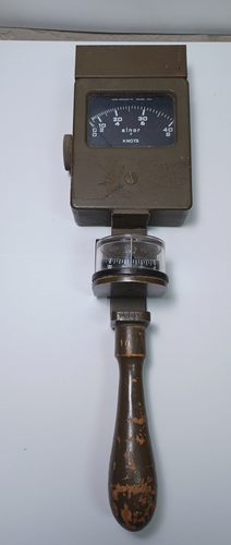 Vtg Alnor WWII 433A/PM Handheld Anemometer Jr US Army JRR26 | eBay