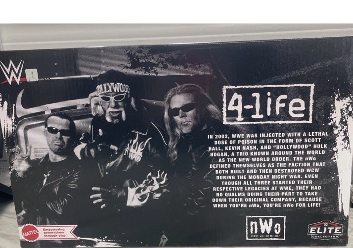 WWE Elite Walmart Exclusive NWO 3 Pack Scott Hall Hulk Hogan Kevin Nash ...