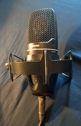 Shure PG27 USB Condenser Microphone with Shure A27SM Shock Mount | eBay