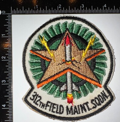 Cold War USAF US Air Force 312th Field Maintenance Squadron Patch | eBay
