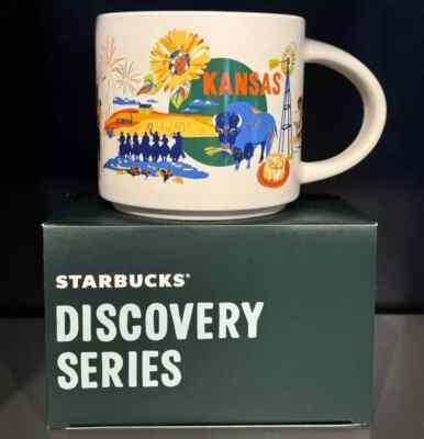 Starbucks Kansas Discovery Series Ceramic Coffee Mug Cup NIB | eBay