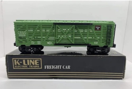K-Line Collector’s Club O/O27 Gauge Classic Stock Car Train CB&Q K ...