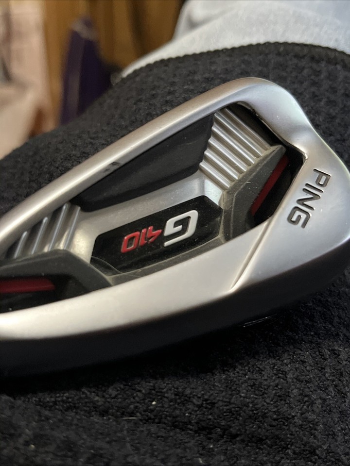 Nice Ping G410 7 Iron Demo Fitting Black Dot Awt 2.0 Regular Steel 38 ...