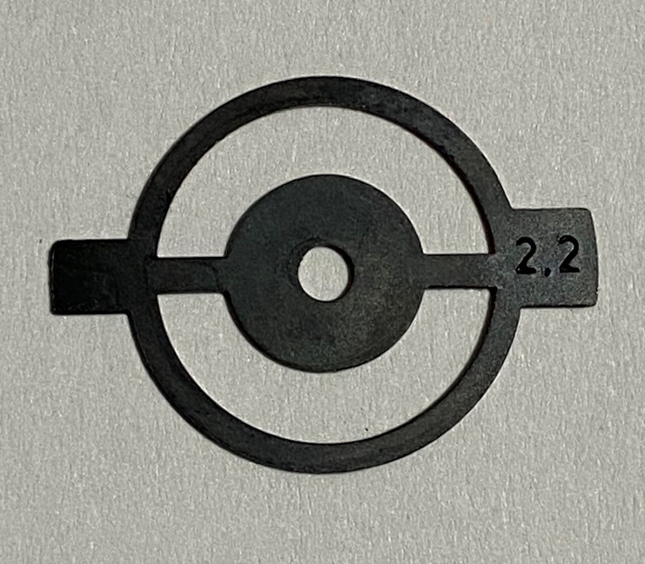 Feinwerkbau 16mm Front sight steel inserts Fit 18mm Sight Aperture type ...