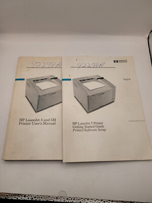 HP Hewlett Packard Laserjet 5 Printer User's Manual and Getting Started ...