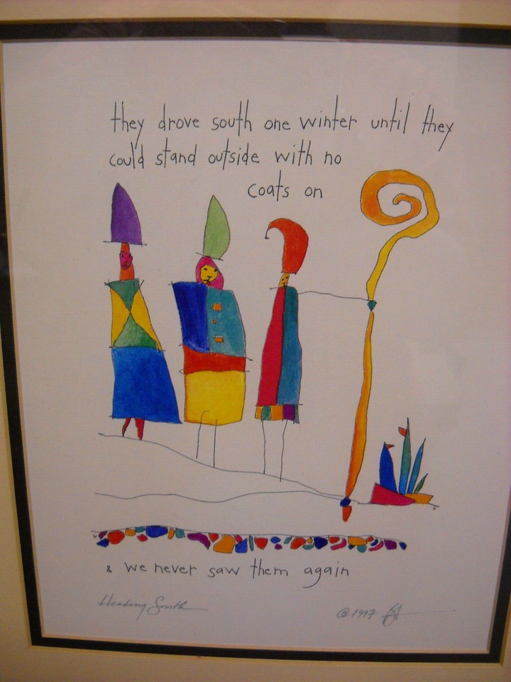 Brian Andreas Story People Print Heading South 1997 Story Arts People ...