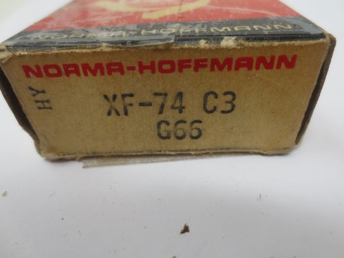 NORMA HOFFMANN XF-74 BALL BEARING | eBay